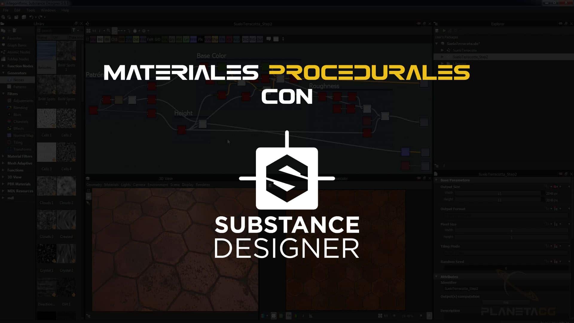Curso Online de Substance Designer: Creación de Materiales Procedurales