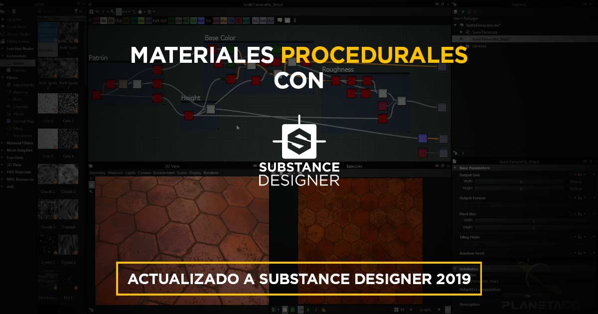 Curso de Substance Designer: Creación de Materiales Procedurales