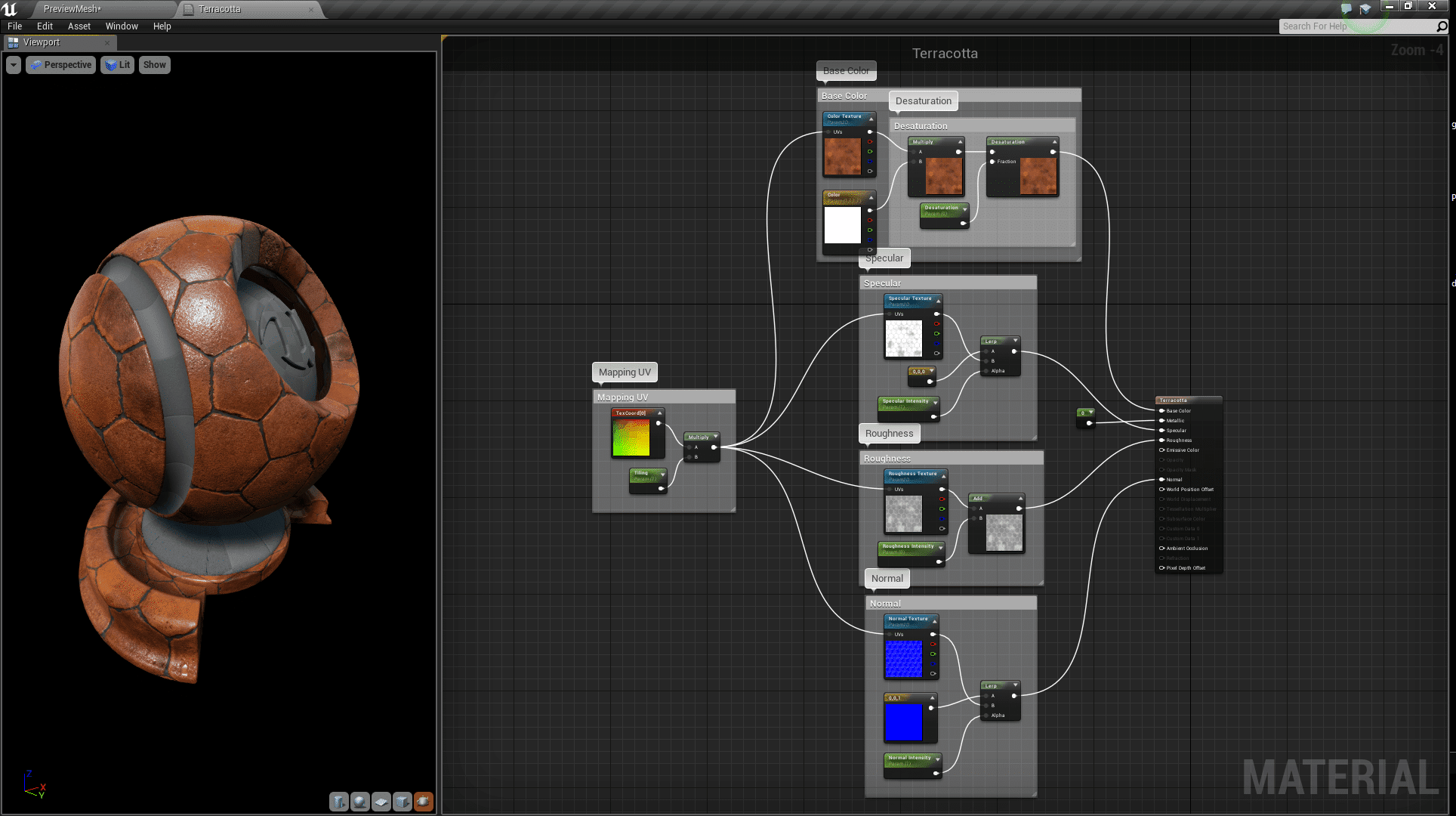 Creación de Materiales en Unreal Engine 4 – PlanetaCG