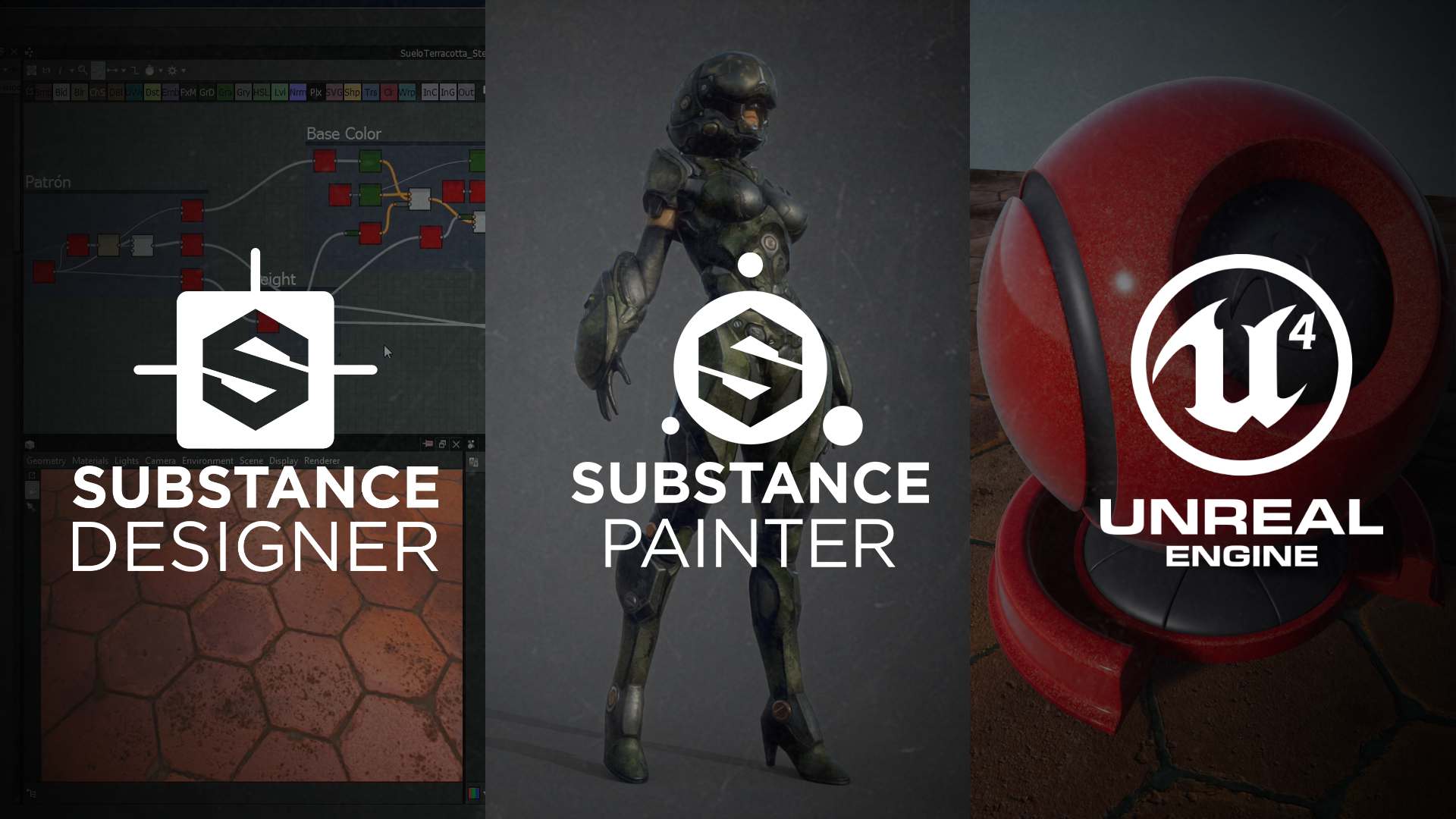 Shading y Texturizado (Substance Designer, Painter y Unreal Engine 4)